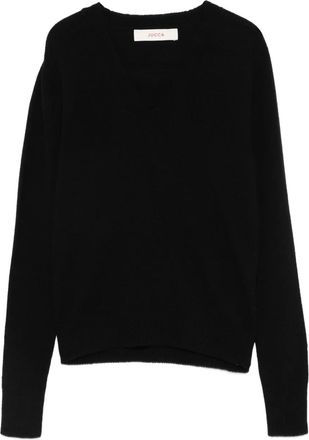 Jucca pull à col v - Noir