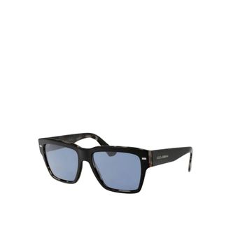 Dolce & Gabbana Homme, Accessoires, Noir, Taille: ONE Size Lunettes de Soleil à Monture Rectangulaire