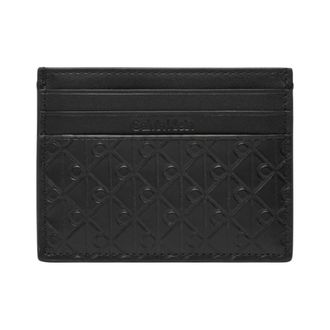 Calvin Klein Homme, Accessoires, Noir, Taille: ONE Size Portefeuille Bi-Fold en Cuir
