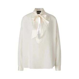Tom Ford Femme, Blouses et Chemises, Beige, Taille: 38 FR Chemise
