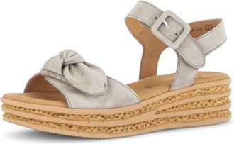 Gabor Plateau-Keilabsatz-Sandale - - Shoes - Damen - Beige - 38 EU
