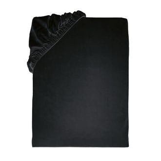 Tom Tailor Drap-Housse en Jersey, env. 90-100x190-200 cm, 100% Coton/Jersey, UNI Black
