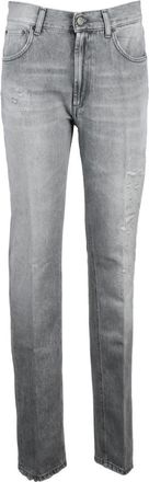 Dondup Femme, Jeans, Gris, Taille: W25 Jean Droit Alicia