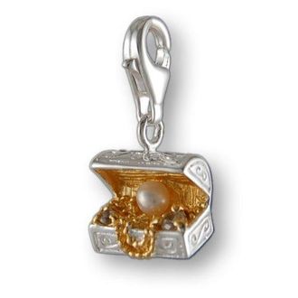 Melina 925 Charms Pendentif Trésor Argent 925 zircon