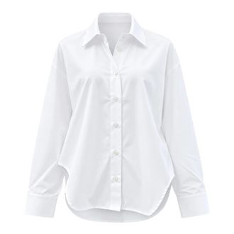 PDR Phisique Du Role Oversized Hemd - - Blouses & Shirts - Damen - Wei&szlig; - M