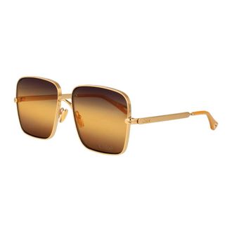 Chlo&eacute; Oversize Sonnenbrille - - Accessories - Damen - Gelb - 61 MM