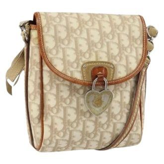 Dior Sac &agrave; bandouli&egrave;re en plastique Pre-owned - Femme - Pre-owned - Beige - Taille: ONE Size