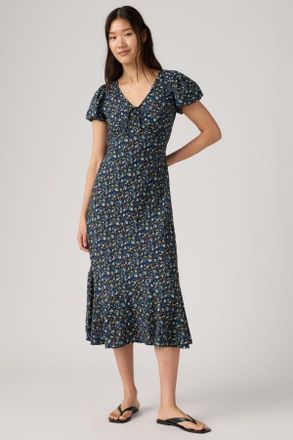Levi's Lira Short-Sleeve Midi Dress - Damen - Blau / Blau