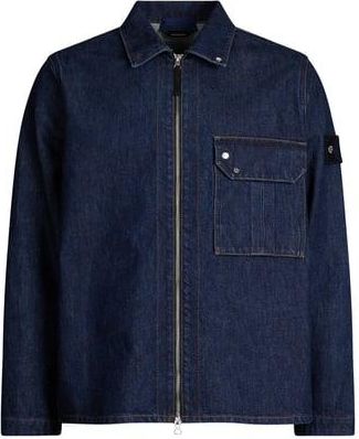 Stone Island Surchemise denim en coton