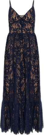 Michael Kors Femme, Robes, Bleu, Taille: 36 FR Corded Floral Lace Maxi Dress
