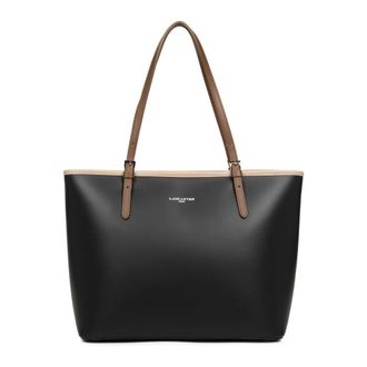 Lancaster Femme, Sacs, Noir, Taille: ONE Size Sac cabas épaule Zippée L Smooth