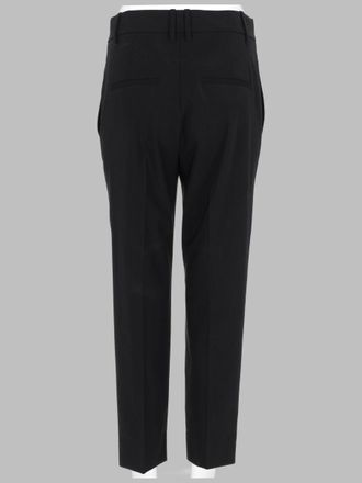 Vince Cotton-Blend Trousers - Black