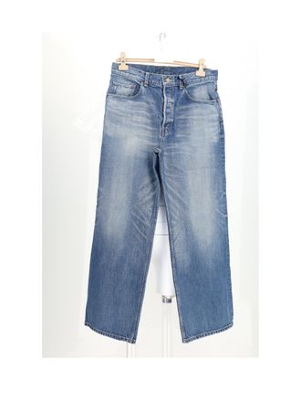Celine Womens Jeans Broken Blue Wash Cotton