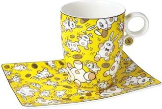 GOEBEL Tasse Magic Bunnies Gold 11 - Mauro Bergonzoli