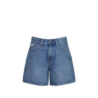 Calvin Klein Short droit en denim de coton
