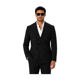 Dolce & Gabbana Homme, Vestes, Noir, Taille: M Veste crois&eacute;e