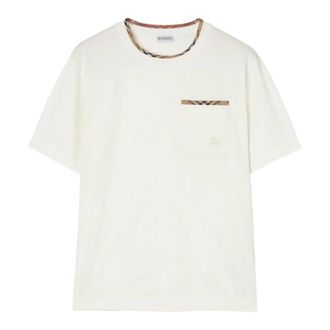 Burberry Logo T-Shirt - - Tops - Herren - Wei&szlig; - M