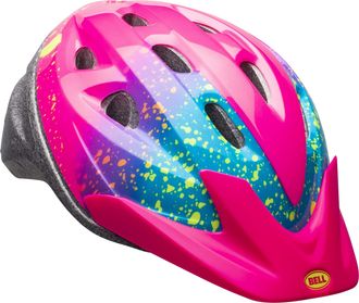 Bell Bell Helmet Rally Fahrradhelm f&uuml;r Kinder, Damen, Pink Splatter Stella, Child