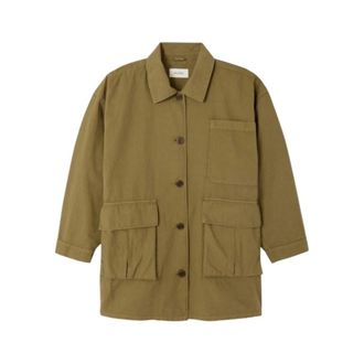 American Vintage Femme, Vestes, Vert, Taille: 36 FR Light Jacket