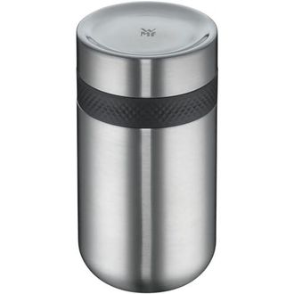 WMF my2Go Thermo Speisebehälter 500ml Isolierbehälter und 200ml Zusatzbehälter, umweltfreundlich, Cromargan Edelstahl mattiert, spülmaschinengeeignet