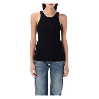 &Eacute;terne High Neck Fitted Tank - - Tops - Damen - Schwarzk - XL