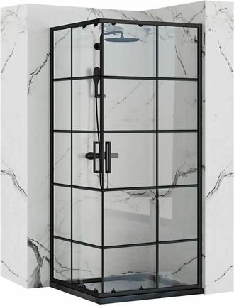 Rea CABINE DE DOUCHE REA CONCEPT BLACK 90x90