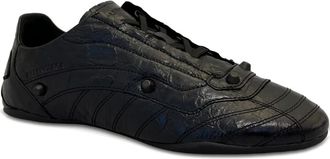 Balenciaga baskets en cuir textur&eacute; - Noir