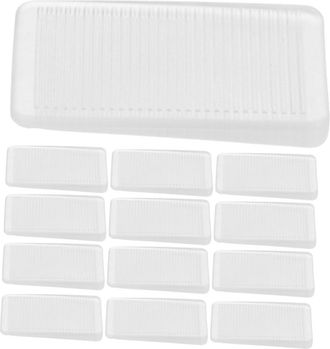 Lurrose 8 St&uuml;ck Transparente M&ouml;belkeile Verstellbare Kunststoff nivellierkeile f&uuml;r Stuhl Tischbeine Robuste M&ouml;bel ausgleichskeile zum Schutz von B&ouml;den f&uuml;r Sch