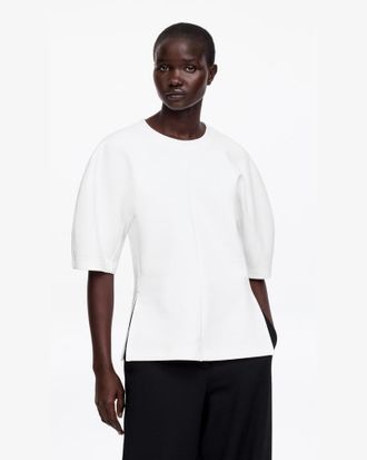 Arket Vorgeformtes Oberteil -Wei&szlig;