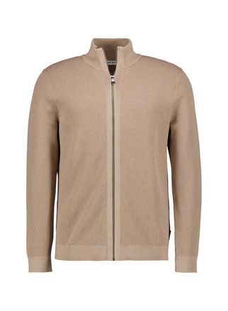 Joop Herren Cardigan beige Baumwolle unifarben