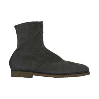 Guidi Rei&szlig;verschluss in Kn&ouml;chelstiefeln - - Shoes - Herren - Schwarzk - 41 EU