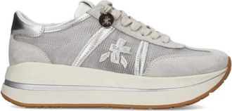Premiata Femme, Chaussures, Gris, Taille: 39 EU Bethcoin 8148 Platform Baskets
