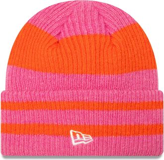 New Era Mütze New Era Stripe Cuff Knit Beanie 60580763 Rosa