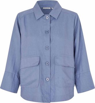 Masai Femme, Blouses et Chemises, Bleu, Taille: 40 FR Majurelle Linjakke