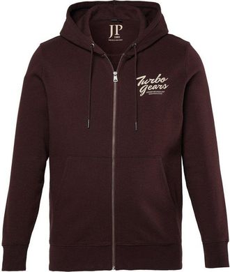 JP1880 Fleecejacke Sweatjacke Kapuze Print bis 8 XL