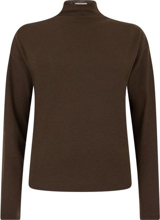 Vince Pull &agrave; col roul&eacute; - Femme - Pulls - Brun - Taille: 38 FR