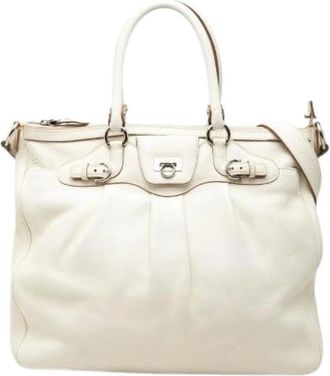 Ferragamo Damen, Pre-Owned, Wei&szlig;, ONE SIZEGr&ouml;&szlig;e