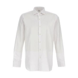 Bagutta Herren, Shirts, Wei&szlig;, LGr&ouml;&szlig;e