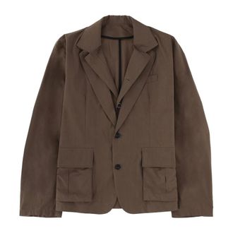 sacai Cotton Typewriter Jacket - Homme - Vestes - Brun - Taille: M