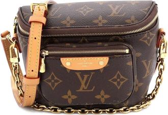 Louis Vuitton Bum Bag Monogram Canvas Mini belt bag - Braun