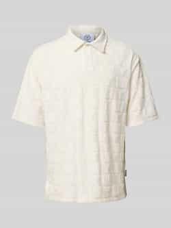 Carlo Colucci Regular Fit Poloshirt mit Knopfleiste Modell BEACHWEAR