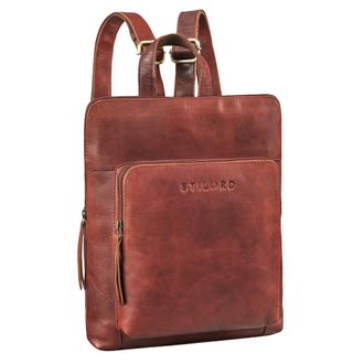 STILORD Ari Kleiner Damen Cityrucksack Leder - Lederrucksack Daypack im Elegantem Vintage Design aus Echtleder | Moderne Rucksack-Tasche f&uuml;r 13-Zoll-Tablets, 