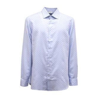 Etro Baumwollhemd - - Shirts - Herren - Blau - XL