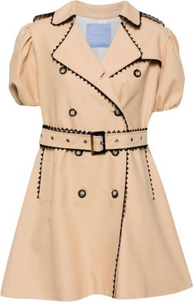 macgraw Minikleid im Trenchcoat-Stil - Nude