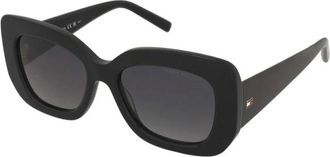 Tommy Hilfiger unisex, Accessoires, Noir, Taille: 52 MM Lunettes de soleil &agrave; monture compl&egrave;te et verres d&eacute;grad&eacute;s