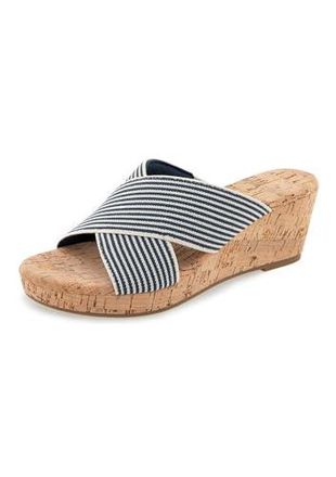 Kensie Jule pour femme, Bleu marine &agrave; rayures, 37 EU