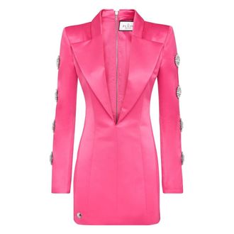 Philipp Plein Femme, Robes, Rose, Taille: 40 FR Short Dress Brooches