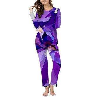 Generic Surv&ecirc;tement en velours pour femme - 2 tenues d&eacute;contract&eacute;es - Pull &agrave; manches longues - Haut court - Ensemble de v&ecirc;tements de d&eacute;tente pour femme - Ensem
