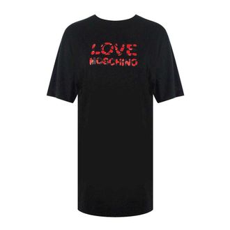 Love Moschino T-Shirt f&uuml;r Damen, Baumwolle (Schwarz)