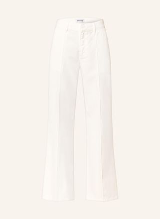 More & More More & More Wide Leg Jeans weiss